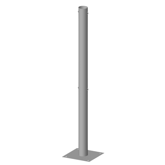 POTEAU ACIER GALVANISÉ